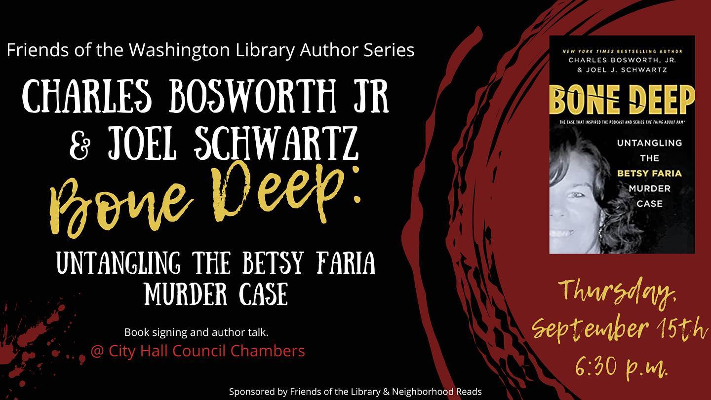 Bone Deep: September 15, 6:30 pm – Washington Public Library