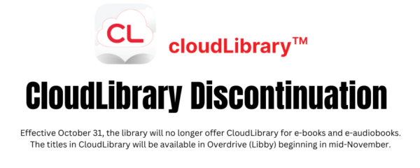 CloudLibrary Discontinuation – Washington Public Library